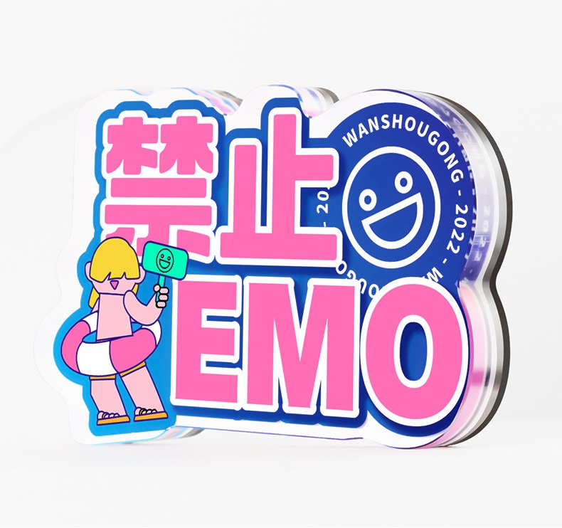 actory free design, customized high transparent acrylic fridge magnets ...